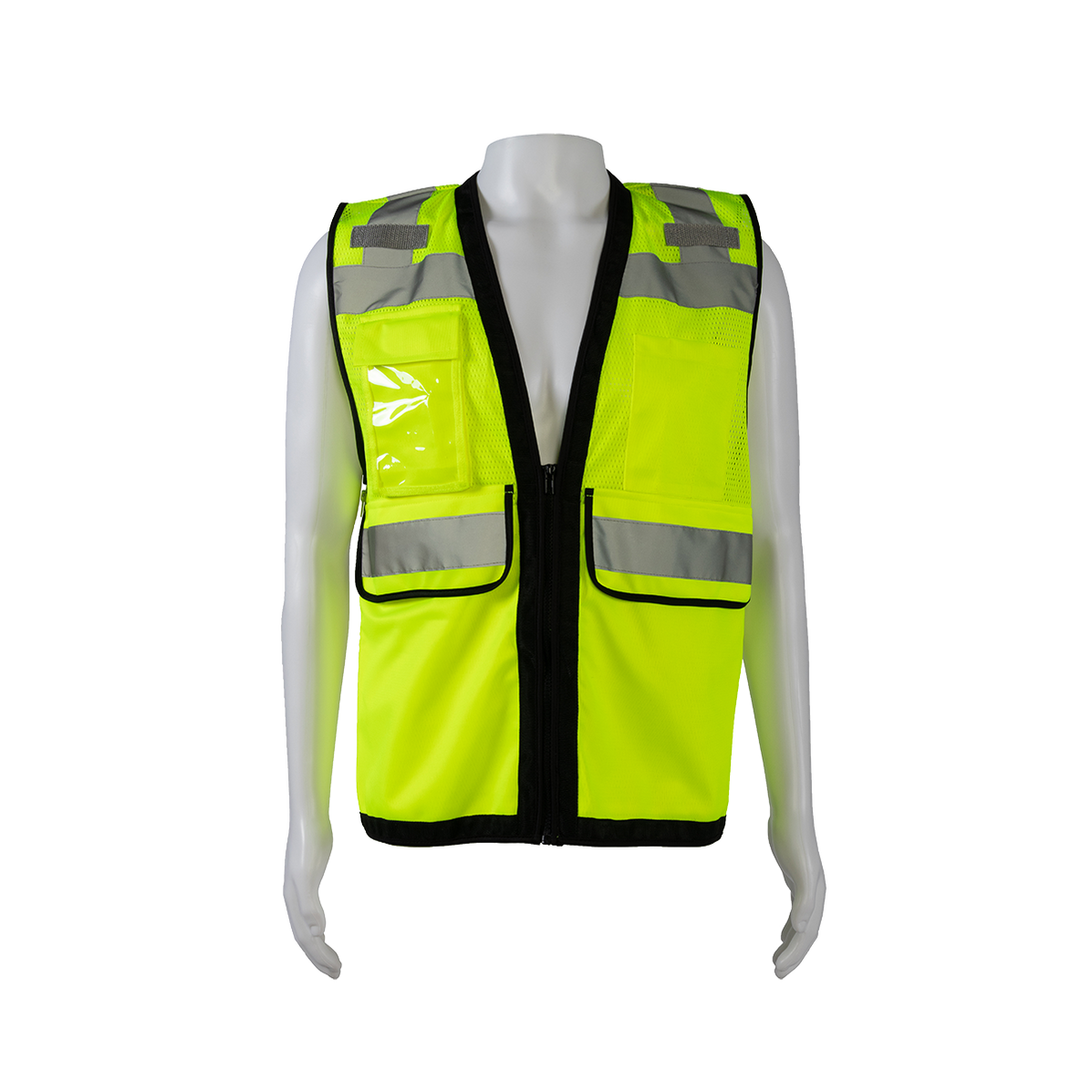 LVM2-HDSUV ANSI/ISEA Class 2 Deluxe 8-Pocket High Visibility Heavy Dut ...
