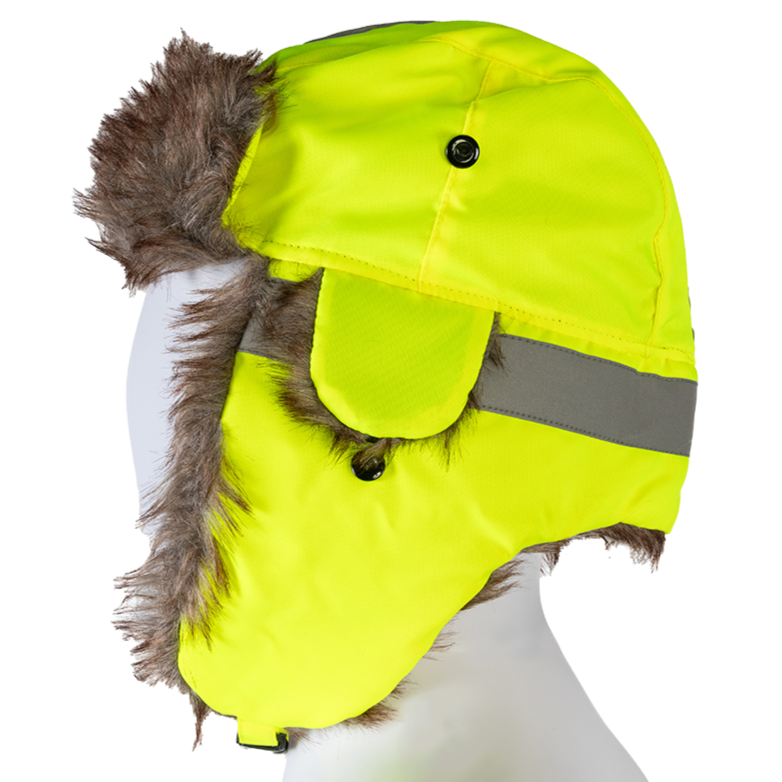 TTH-Thermal Winter Trapper Hat, with Reflective Stripes, Wind & Water ...